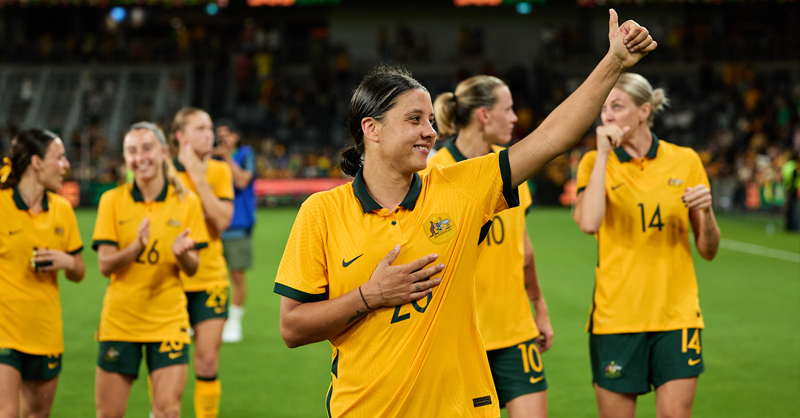 Sam Kerr named the Most Influential Woman in Australian Sport | Matildas