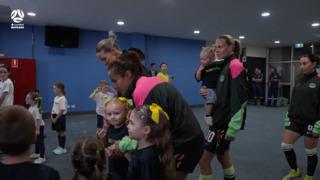Sharing some special moments with our mascots! 🥹 ️ | Matildas